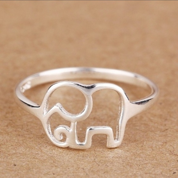 Jewelry | Dainty Silver Elephant Ring | Poshmark